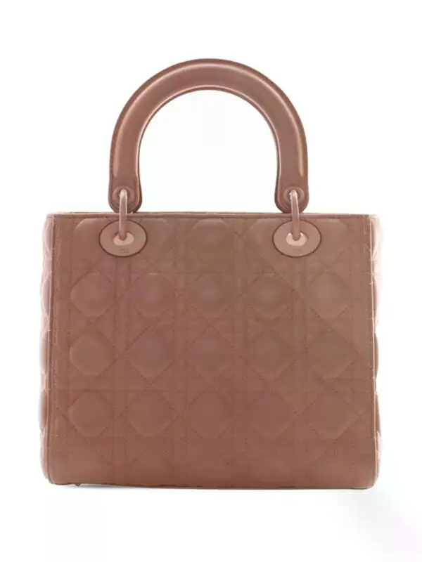 Dior Medium Lady Satchel - Brown