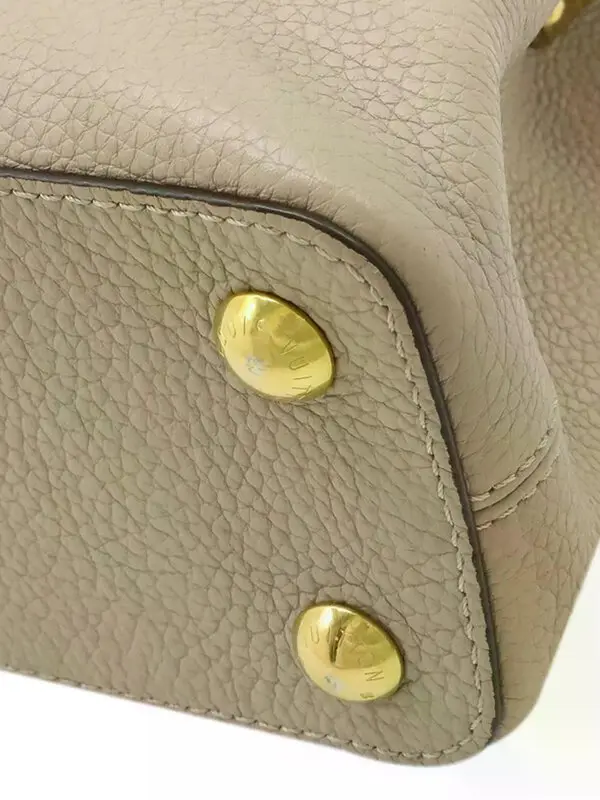 LOUIS VUITTON Taurillon Capucines Bb Satchel