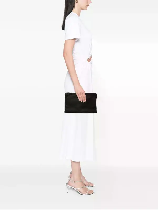 Prada Tessuto Zip Clutch Bag