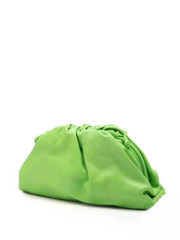 Bottega Veneta Lambskin Mini Pouch Crossbody Bag - Green