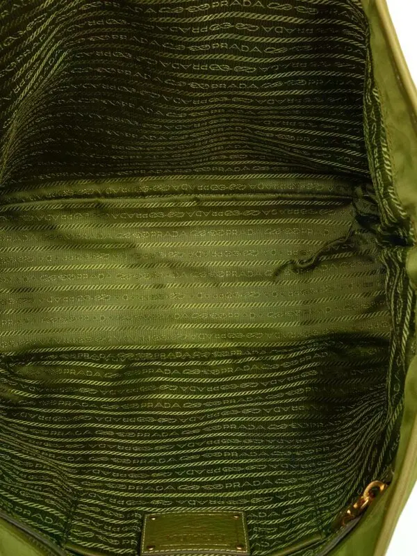 Prada Tessuto Canapa Logo Tote Bag