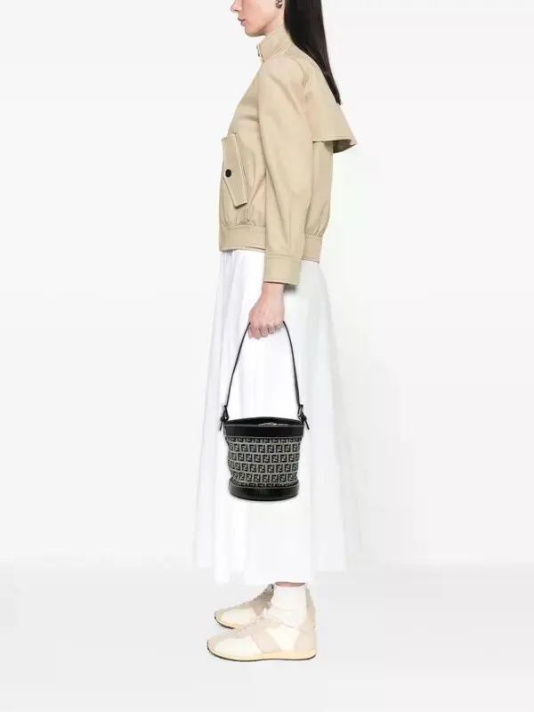 Fendi Zucchino Canvas Bucket Bag