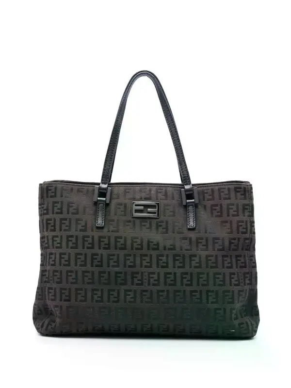 Fendi Zucchino Canvas Tote Bag