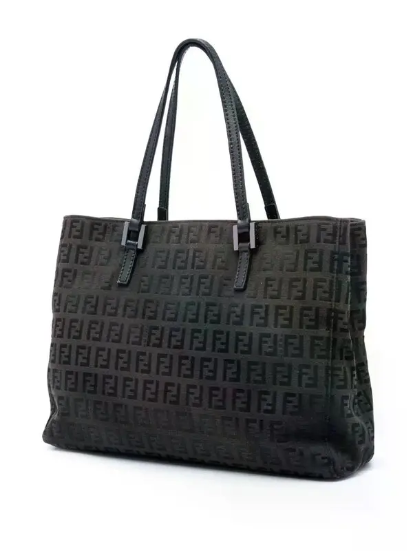 Fendi Zucchino Canvas Tote Bag