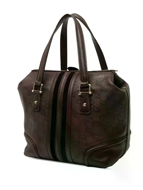 Gucci Embossed Leather Handbag