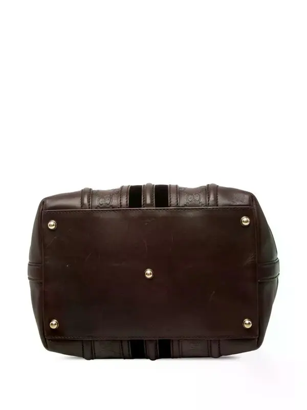 Gucci Embossed Leather Handbag