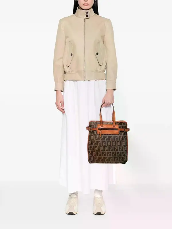 Fendi Zucca Canvas Tote Bag