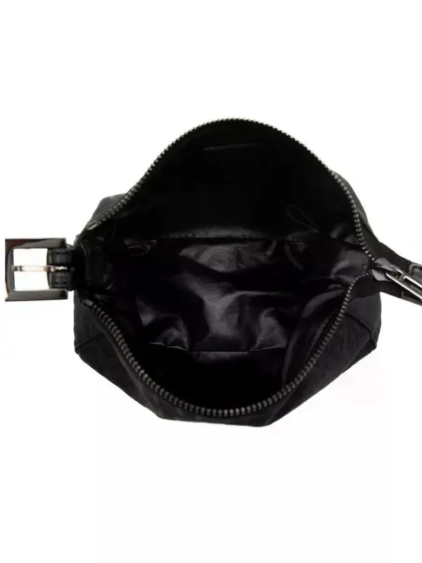 Fendi Zucchino Canvas Handbag - Black