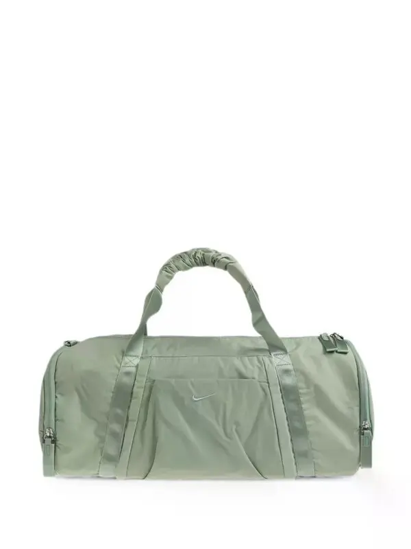 Nike Logo Embroidered Ruched Handle Holdall - Green