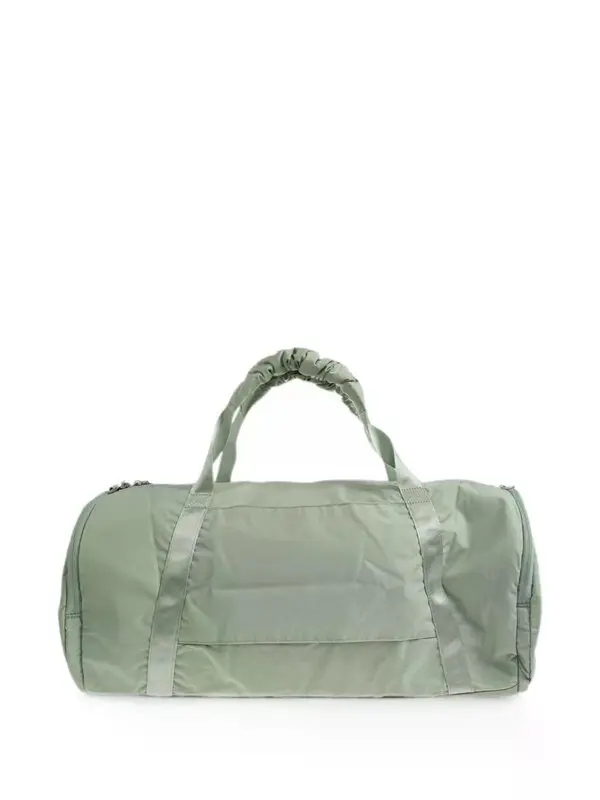 Nike Logo Embroidered Ruched Handle Holdall - Green