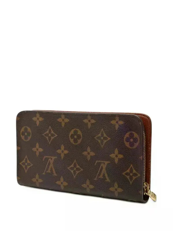 LOUIS VUITTON 2003 Monogram Porte Monnaie Zippy Wallet Long Wallets - Brown