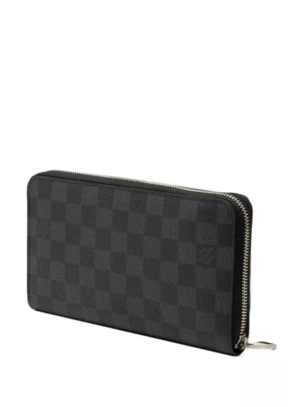 LOUIS VUITTON 2012 Damier Graphite Zippy Organizer Wallet Long Wallets