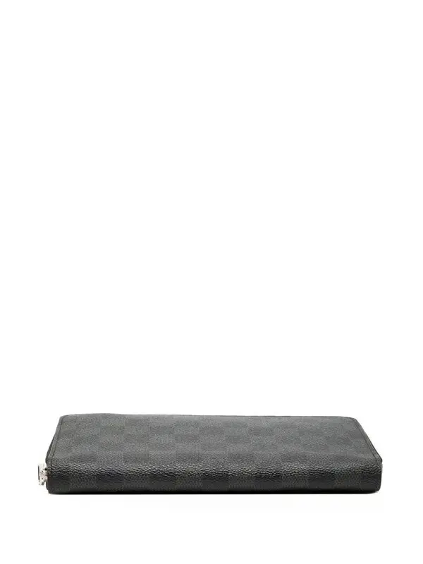 LOUIS VUITTON 2012 Damier Graphite Zippy Organizer Wallet Long Wallets