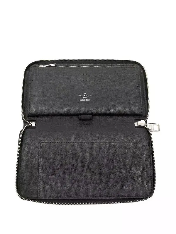 LOUIS VUITTON 2012 Damier Graphite Zippy Organizer Wallet Long Wallets
