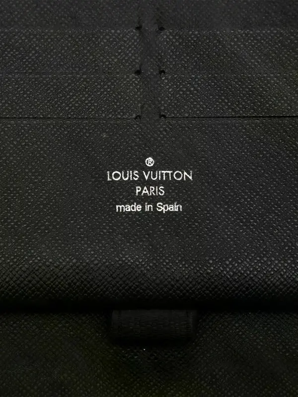 LOUIS VUITTON 2012 Damier Graphite Zippy Organizer Wallet Long Wallets
