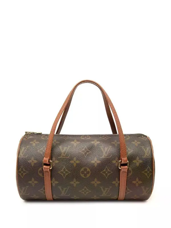 LOUIS VUITTON 1995 Monogram Papillon 26 Handbag - Brown