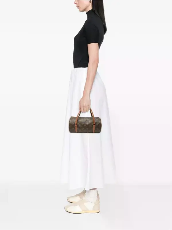 LOUIS VUITTON 1995 Monogram Papillon 26 Handbag - Brown