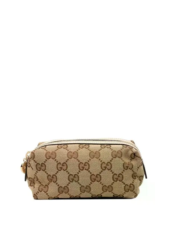 Gucci Gg Canvas Cosmetic Pouch - Neutrals