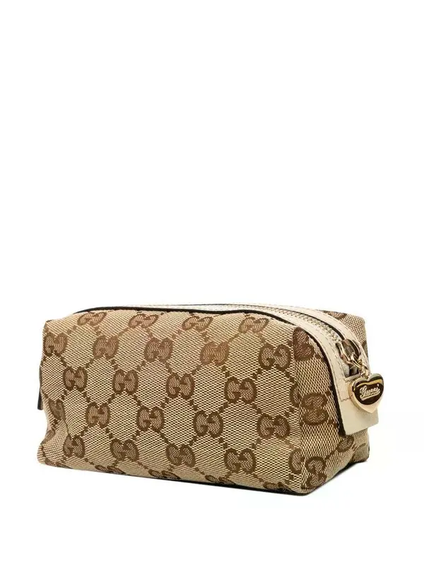 Gucci Gg Canvas Cosmetic Pouch - Neutrals