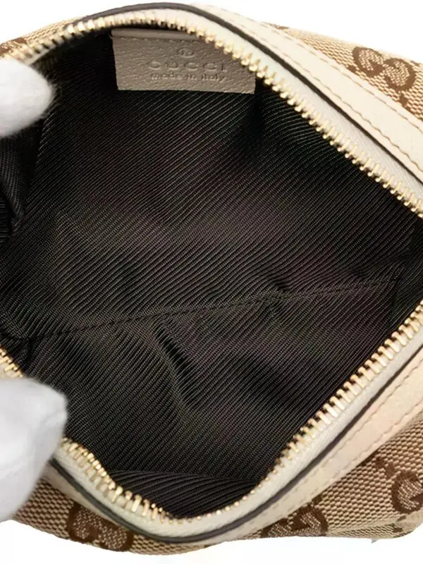 Gucci Gg Canvas Cosmetic Pouch - Neutrals