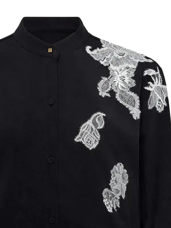 Hellessy Lazlo Lace Appliqué Shirt