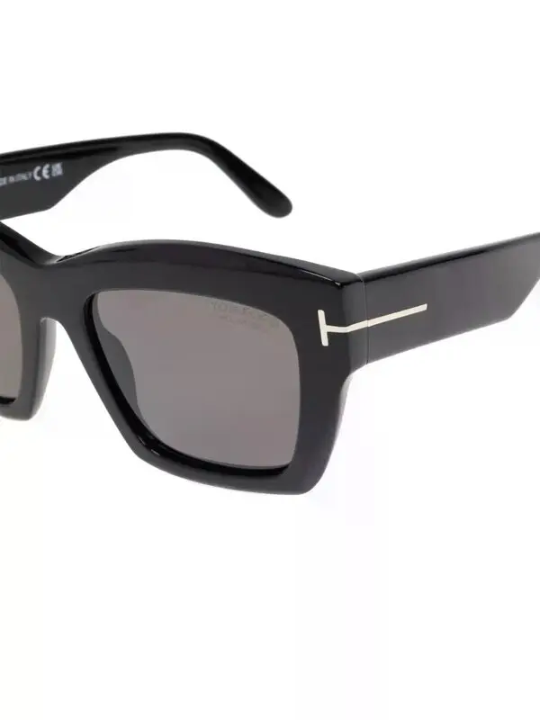 TOM FORD T-logo Cat-eye Sunglasses - Black