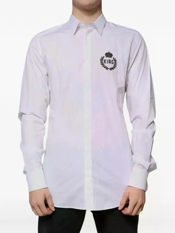 Dolce & Gabbana Embroidered-logo Shirt