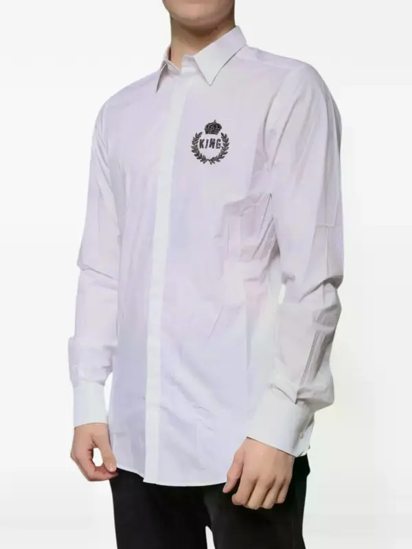 Dolce & Gabbana Embroidered-logo Shirt