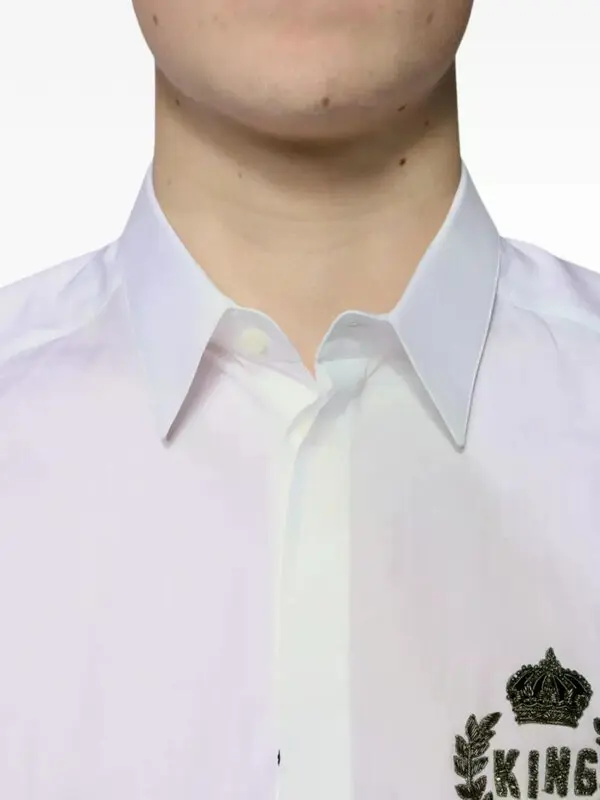 Dolce & Gabbana Embroidered-logo Shirt