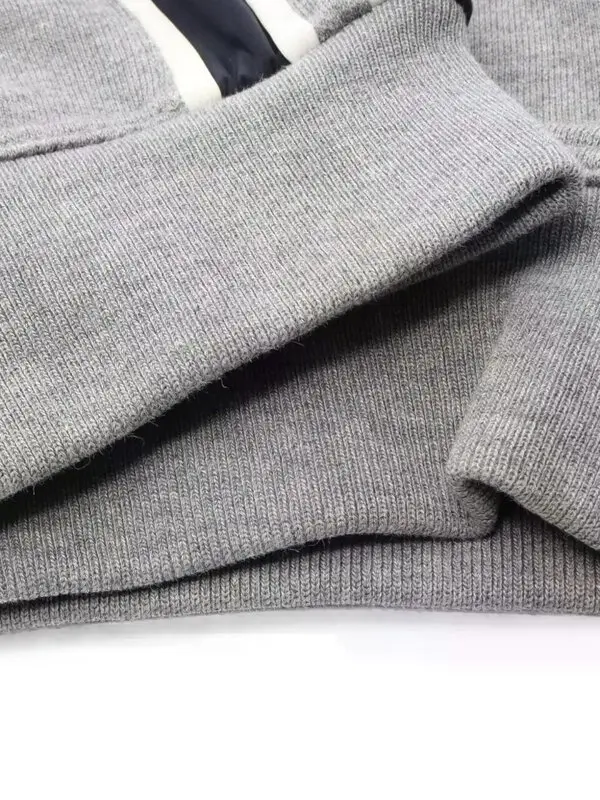Hermès Side Stripe Zip-up Hoodie