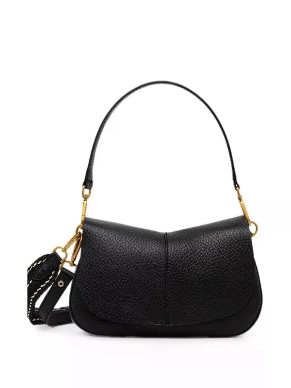 GIANNI CHIARINI Helena Round Grained-leather Tote Bag