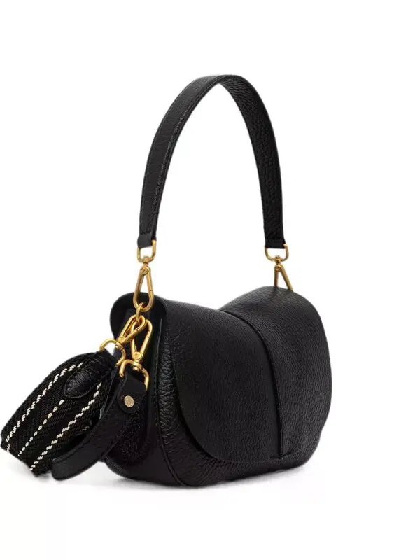GIANNI CHIARINI Helena Round Grained-leather Tote Bag