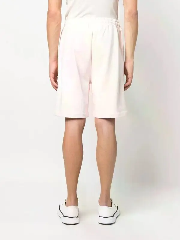 BARROW Logo Patch Cotton Track Shorts