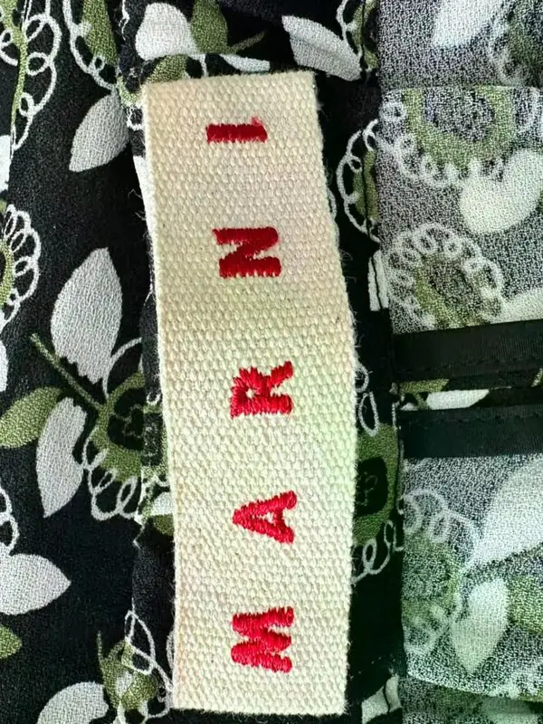 Marni Abstract Floral Print Trousers