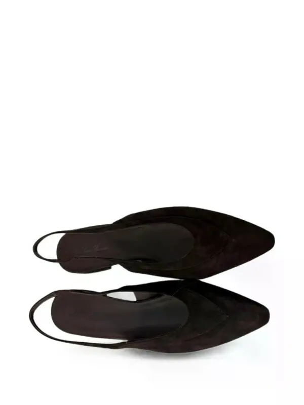 Loro Piana Rebecca Slingback Pumps - Brown
