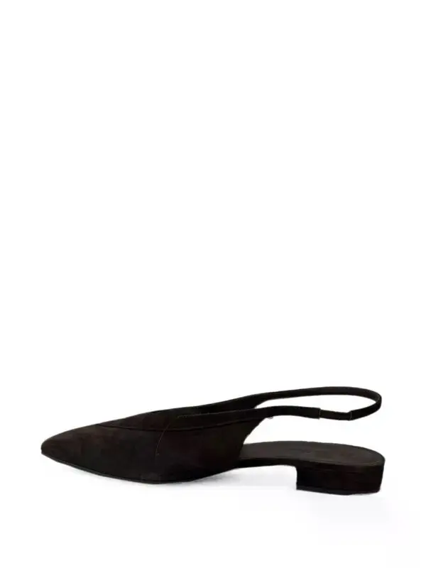 Loro Piana Rebecca Slingback Pumps - Brown