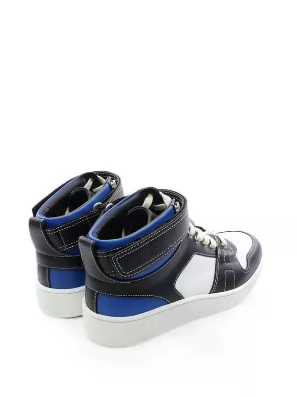 Hermès Freestyle High-top Leather Sneakers