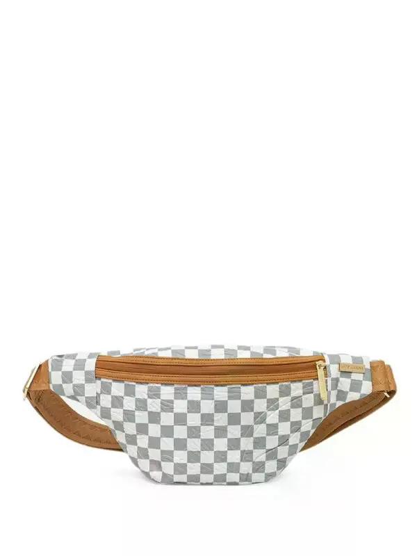 SPRAYGROUND Embossed Logo Check Pattern Belt Bag