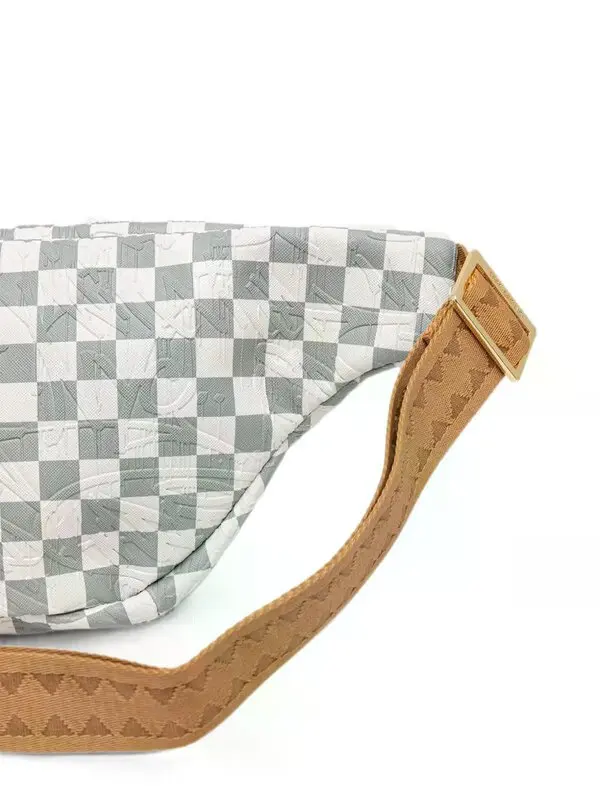 SPRAYGROUND Embossed Logo Check Pattern Belt Bag