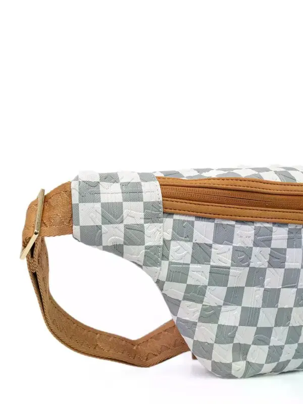 SPRAYGROUND Embossed Logo Check Pattern Belt Bag