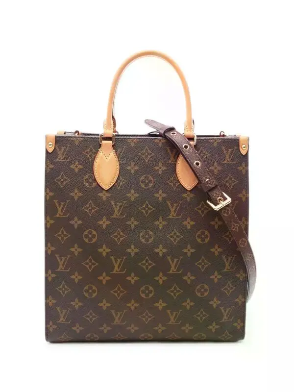 LOUIS VUITTON Sac Plat Monogram Tote Bag