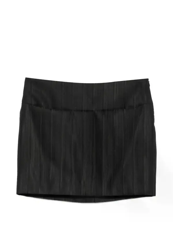 DONDUP Pinstripe Mini Skirt