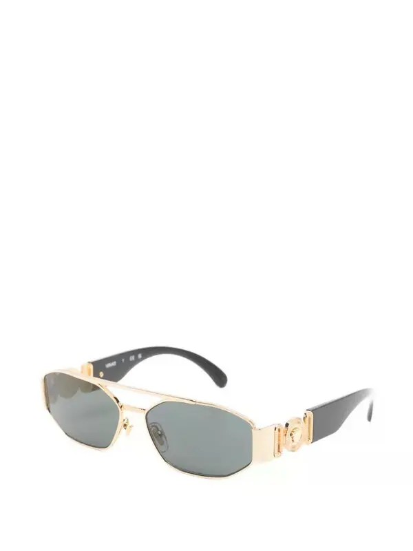 Versace Medusa Geometric Frame Sunglasses