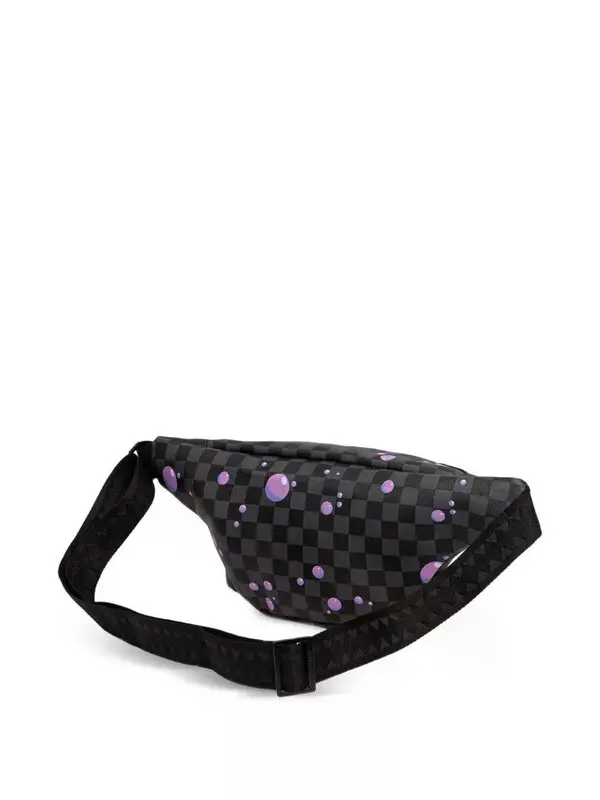 SPRAYGROUND Check Pattern Shark Mouth Belt Bag