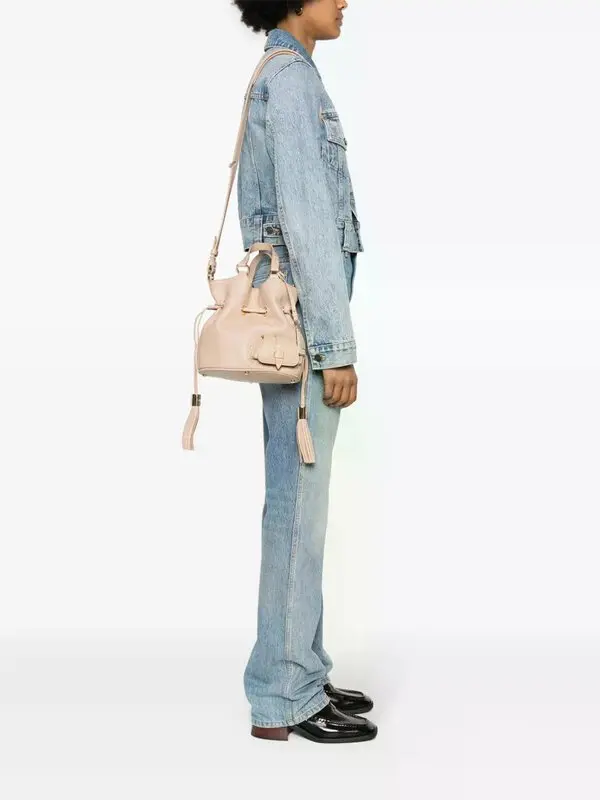LANCEL Premier Flirt Leather Bucket Bag - Neutrals