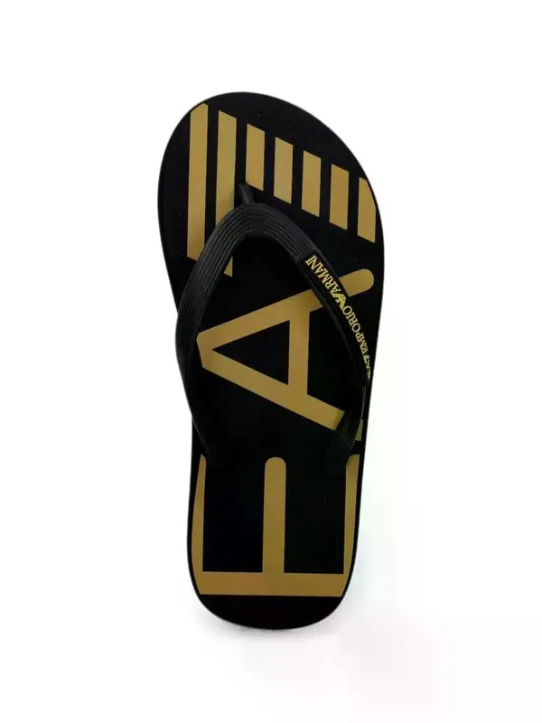 EA7 Logo Flip Flops