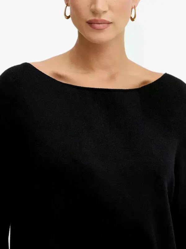 HAVEONE Ribbed-sleeve Trousers And Sweater Set