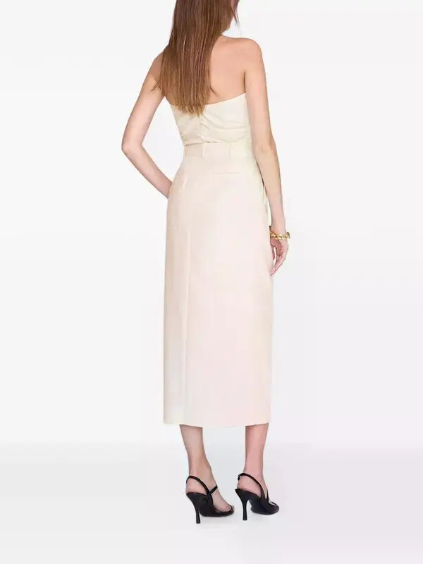 ANINE BING Meredith Midi Skirt With Front Slit