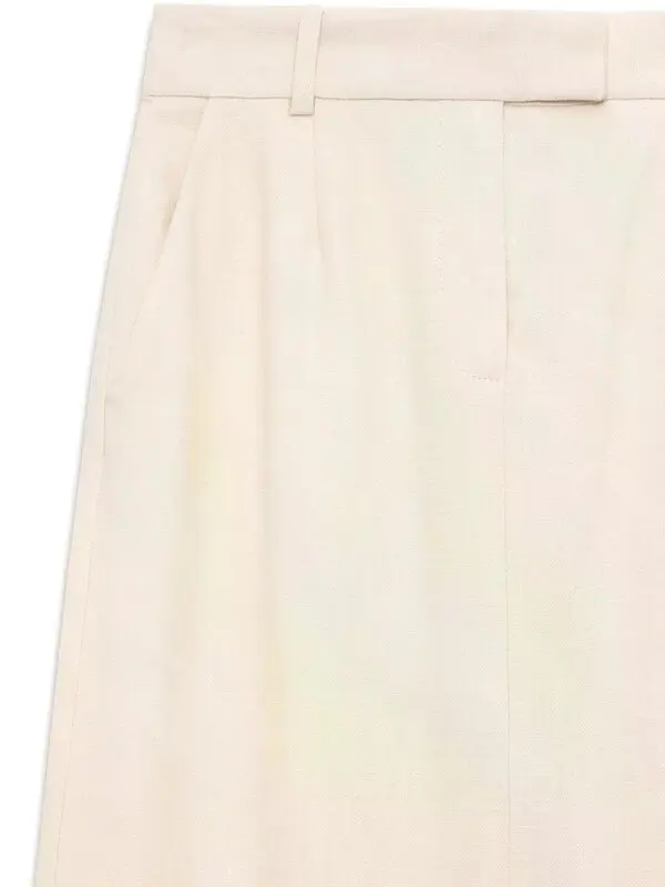 ANINE BING Meredith Midi Skirt With Front Slit