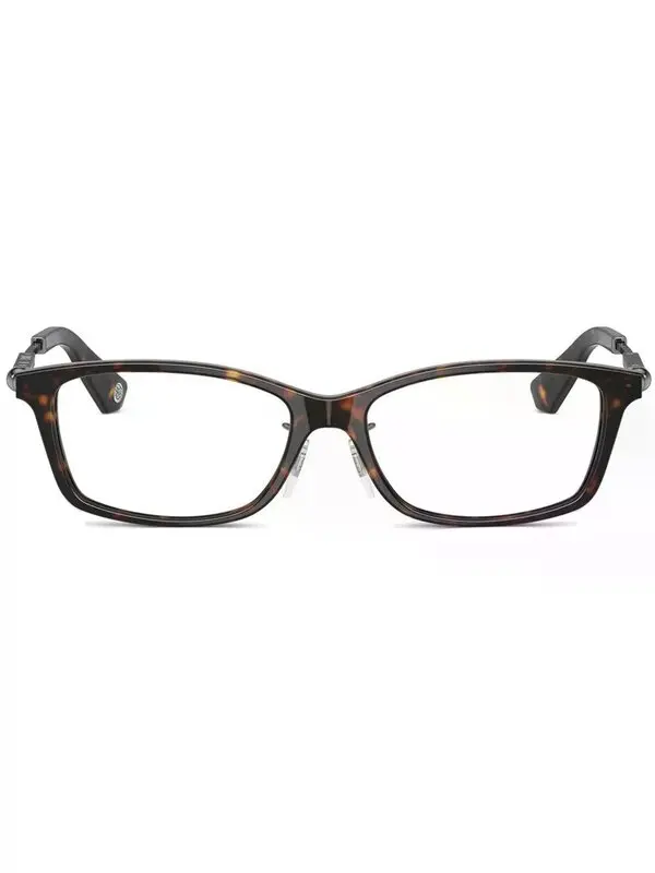 Burberry Rectangle Frame Glasses - Brown